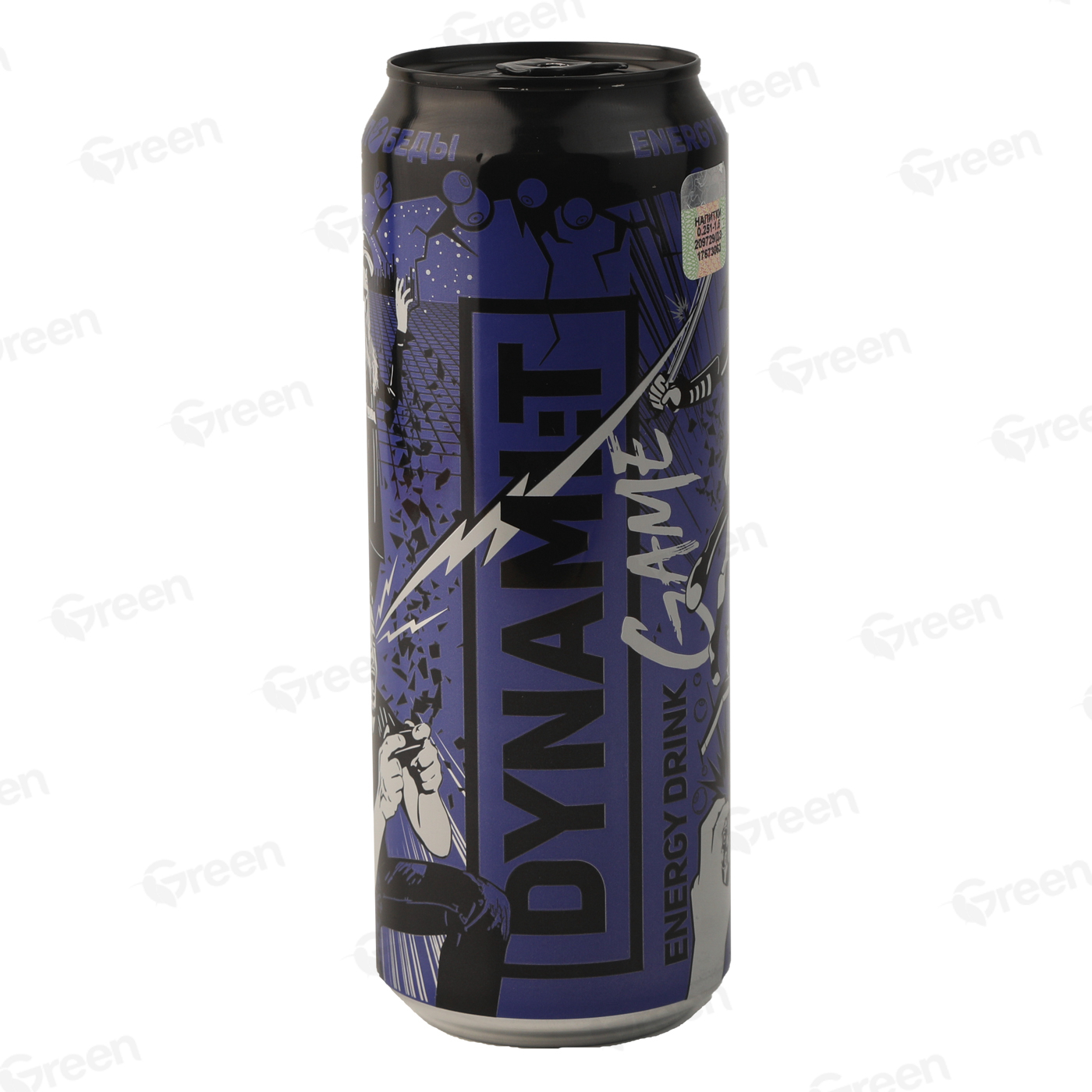 Напиток б/а газ. энергетический Dynami:t Game Energy Drink 0,45л ж/б ...